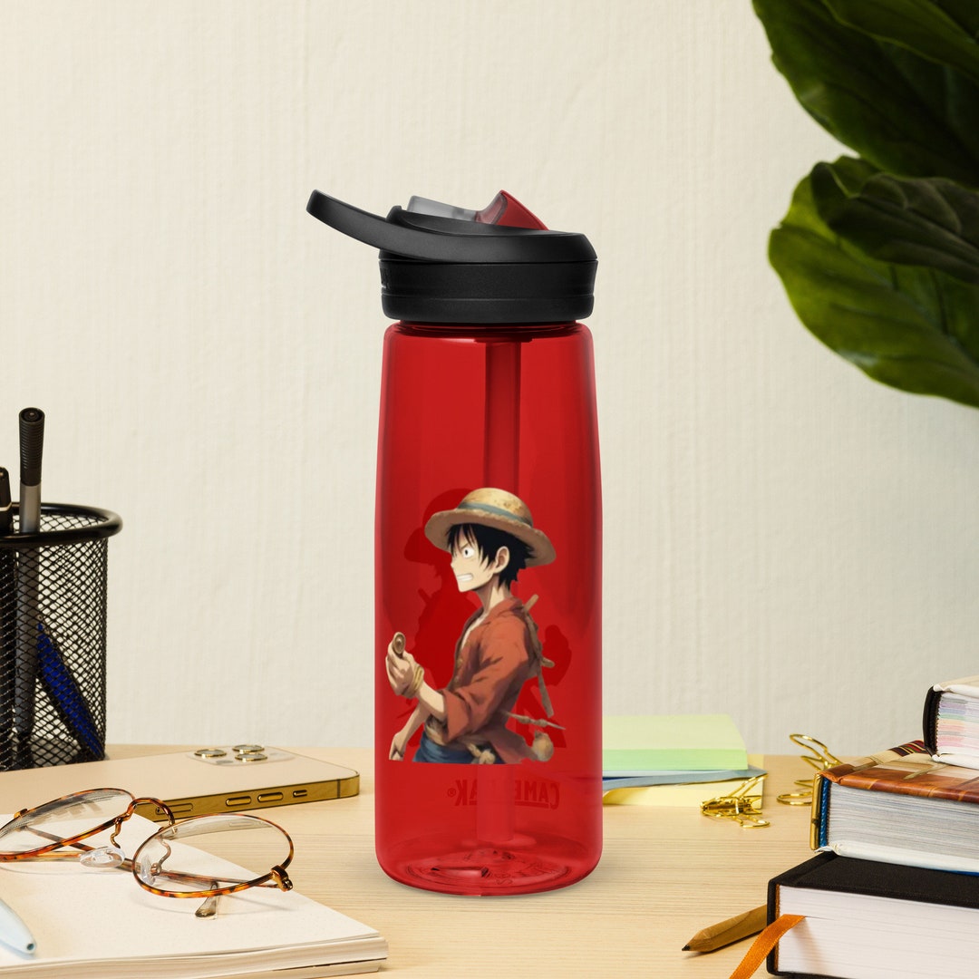 Luffy Sports Water Bottle, Monkey D Luffy Anime Plastic Water Bottle ...