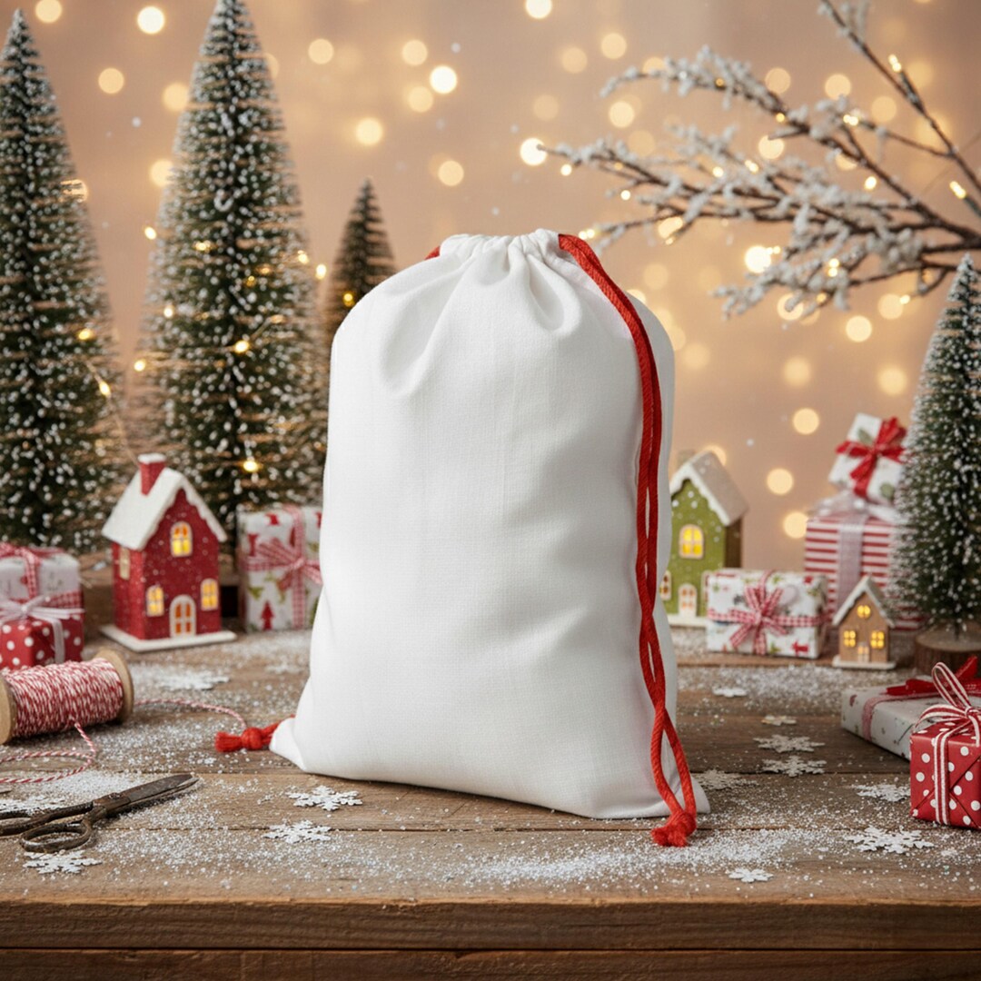 Santa Sack, Christmas Sack, Multiple Sizes, Blank Extra Large Santa Bag ...