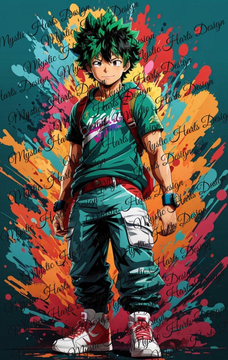 Deku Graphic PNG, PNG Sublimation, PNG Sublimation Design Download ...