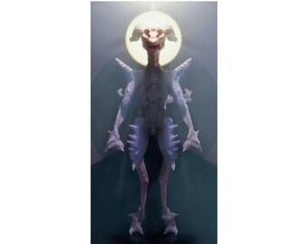 Ethereal Guardian Digital Fantasy Art Print digital Download - Etsy