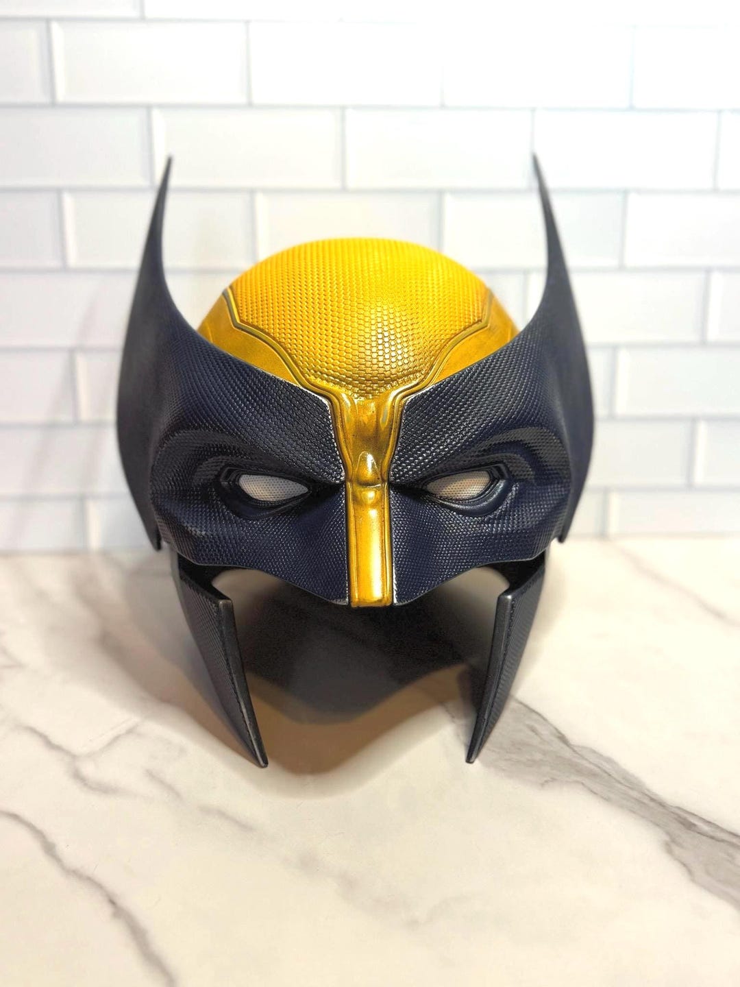 3D Printed Wolverine Mask - Textured Cowl With Magnetic Eye Wings - Etsy