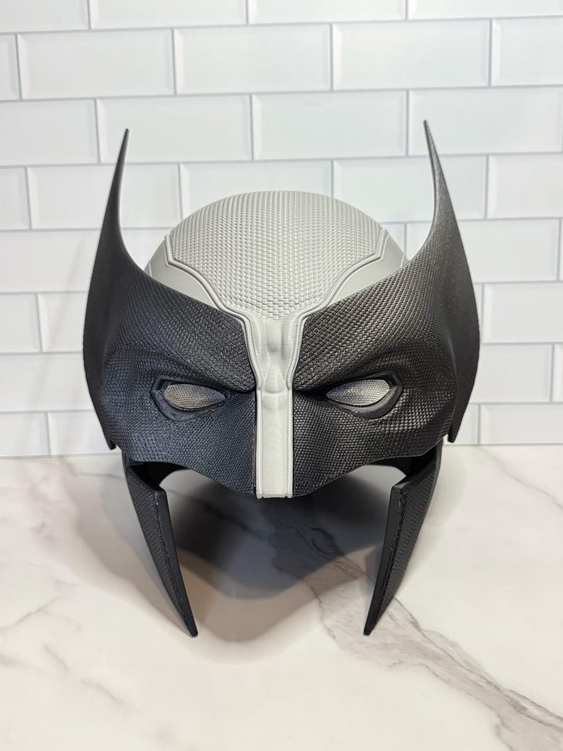3D Printed Wolverine Mask - Textured Cowl With Magnetic Eye Wings - Etsy