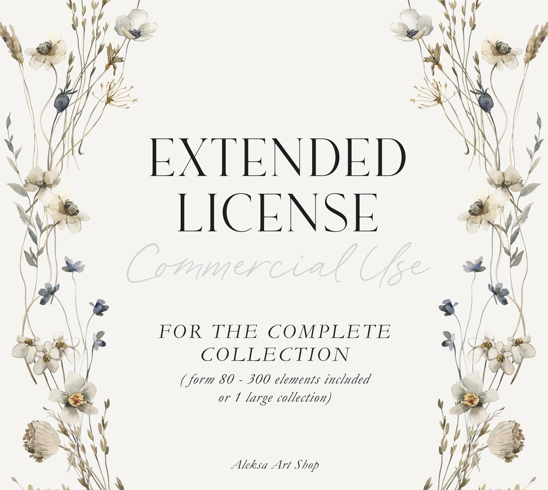 Extended License - Form 80 - 300 Elements Included or for 1 Large ...