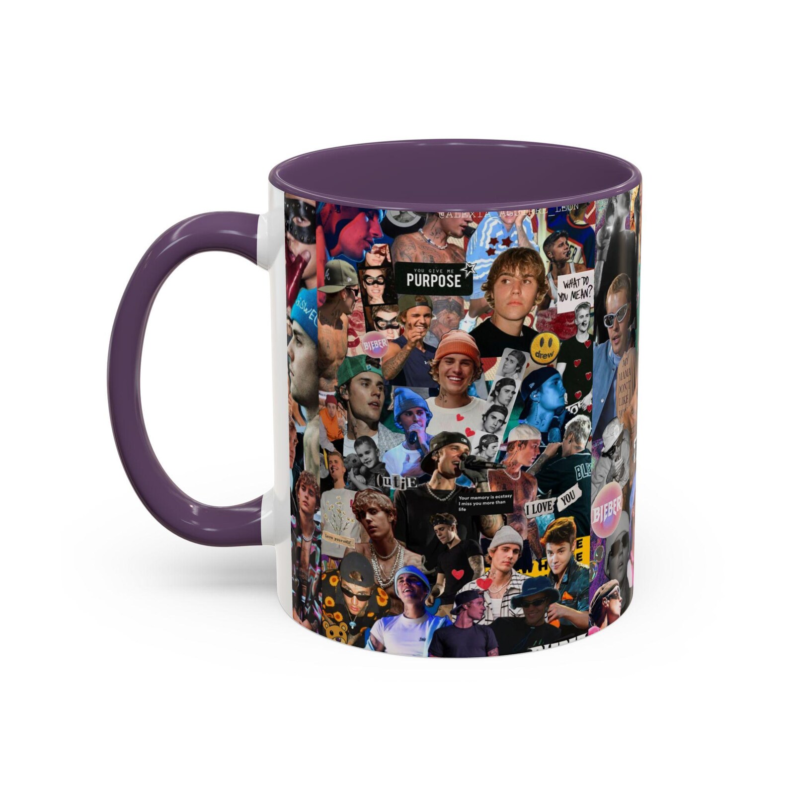 Justin Bieber Collage Coffee Mug | Perfect for Fans, Gifts ...