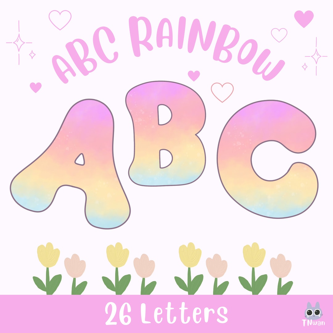 Easter Alphabet Letters PNG ,easter Watercolor Alphabet,easter Eggs ...