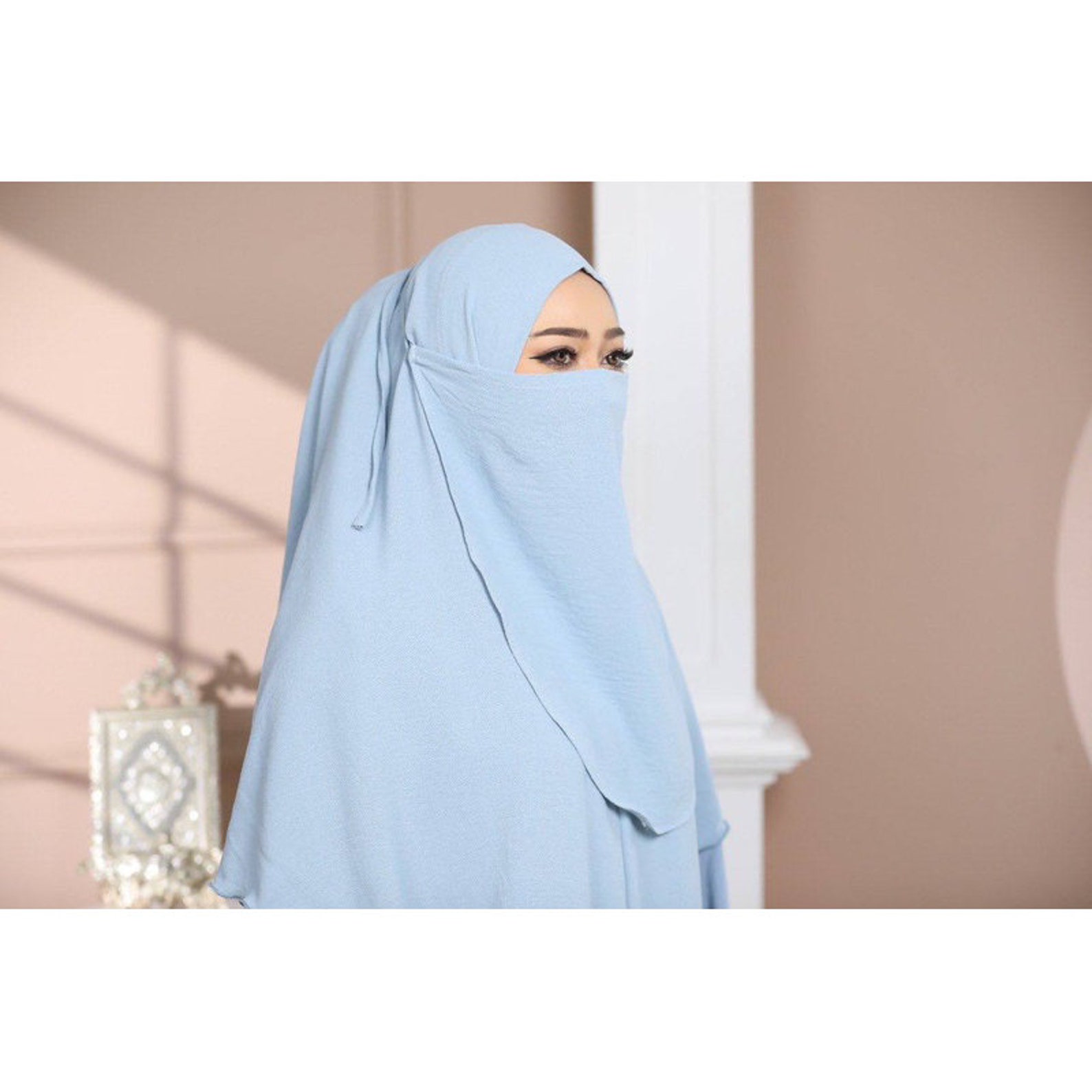 Abaya With Hijab Plus Niqab | Material Cey Crepe | Ironless | 18 Color ...