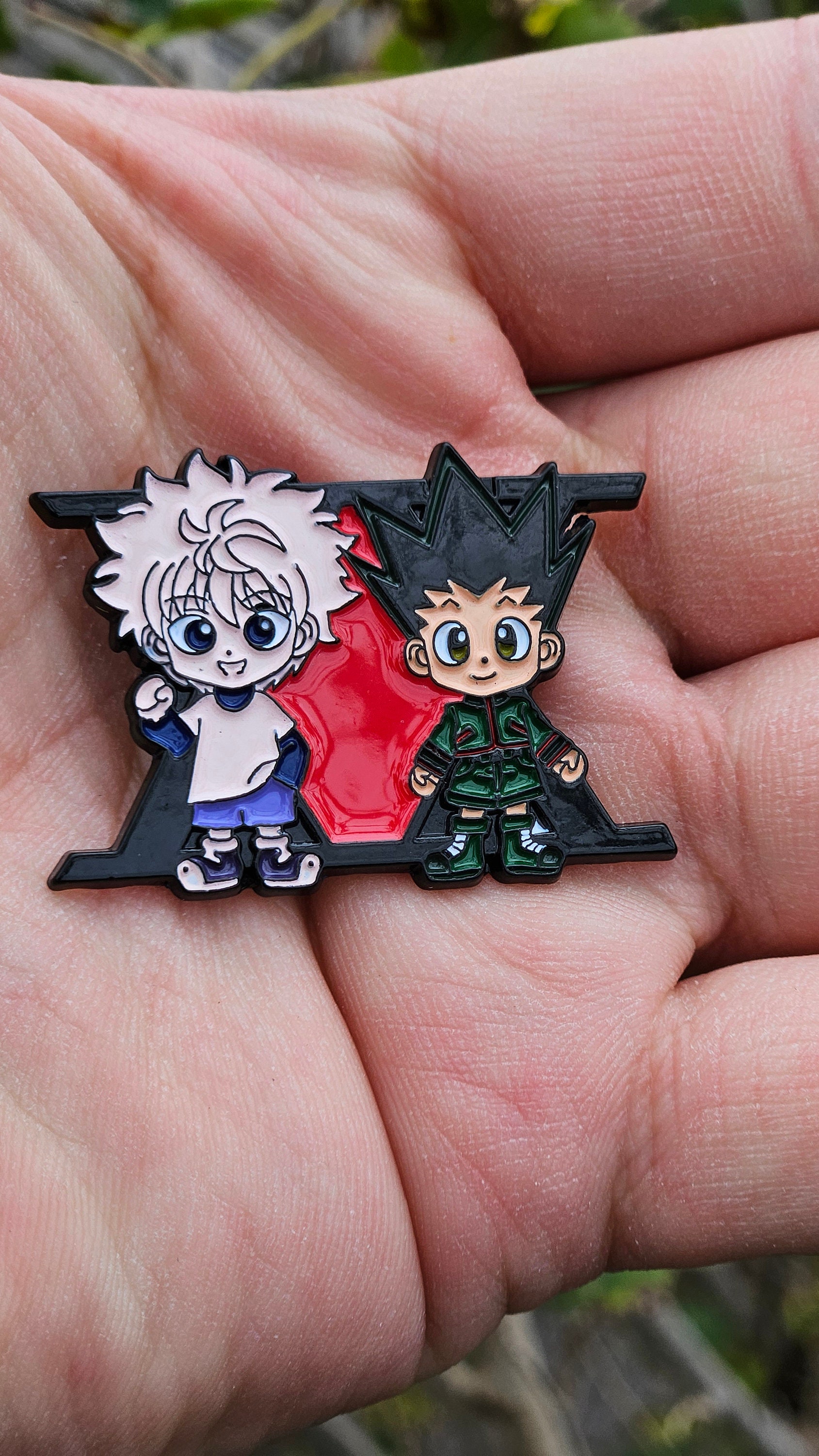 Hunter Anime Enamel Pin - Etsy