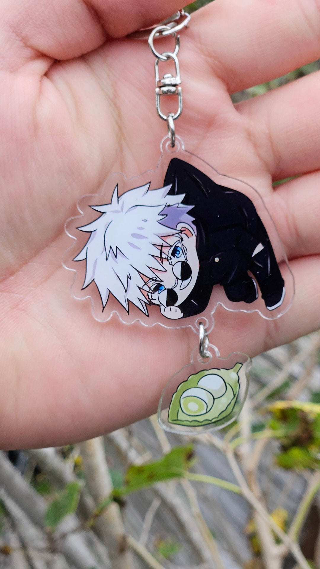 JJK Gojo Acrylic Keychain Charm - Etsy