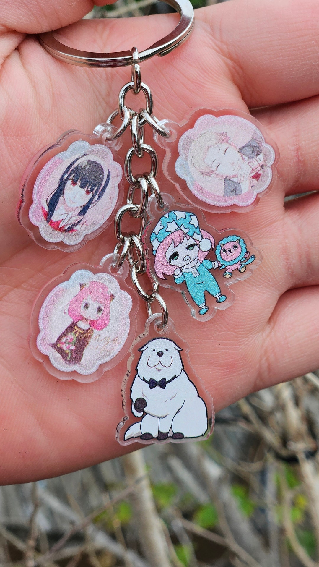 Spy X Family Acrylic Keychain Charms - Etsy