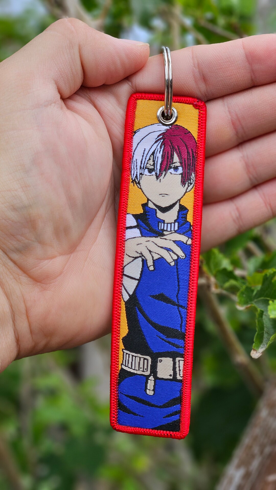My Hero Academia Shoto Todoroki Jet Tag Keychain - Etsy