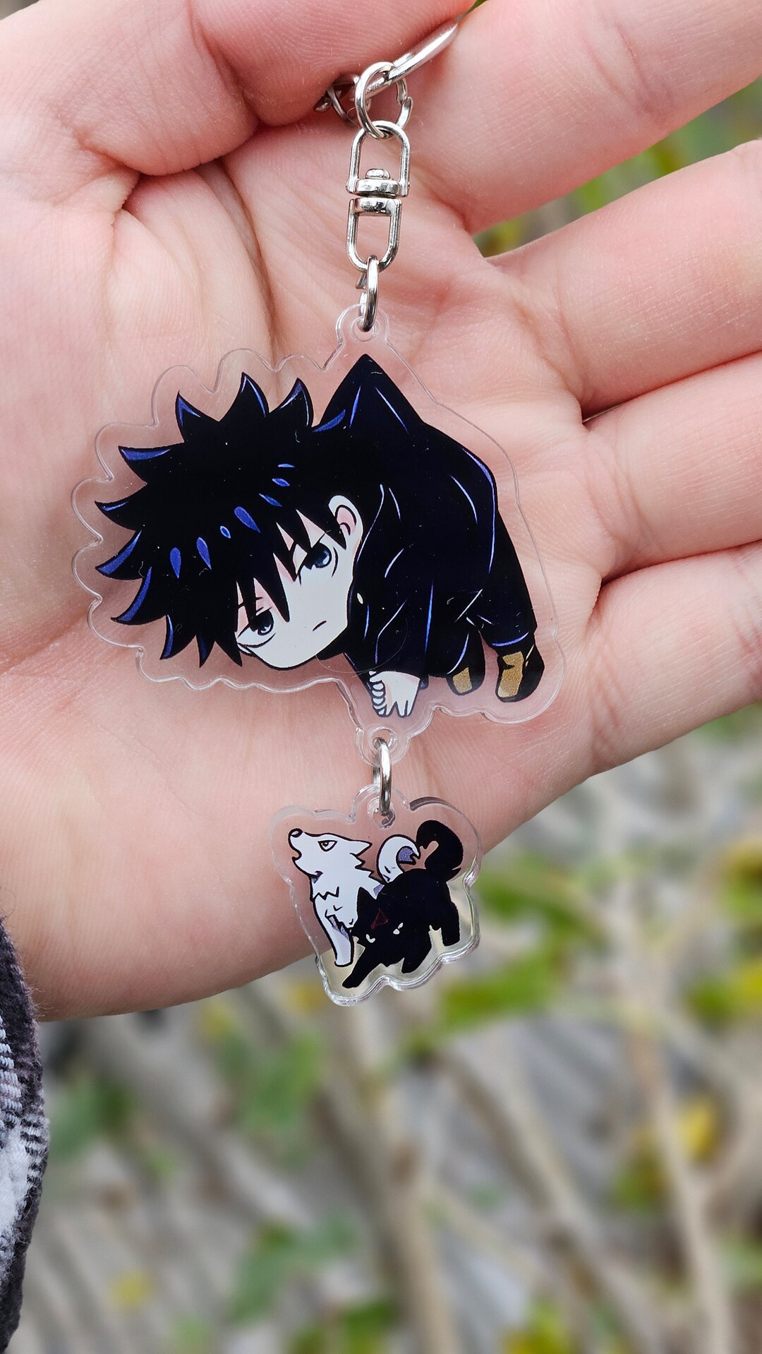 JJK Megumi Acrylic Keychain Charm - Etsy