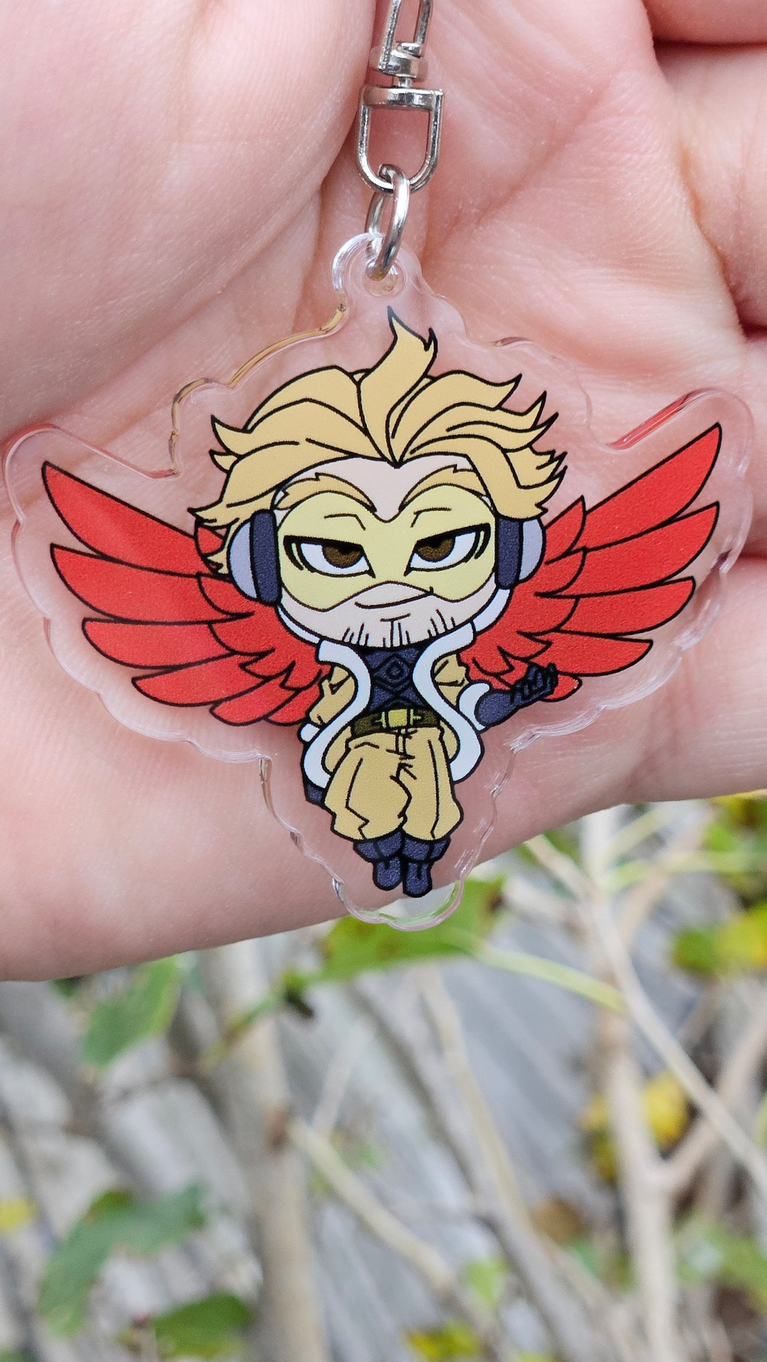 MY HERO ACADEMIA Acrylic Hawks Keychain - Etsy