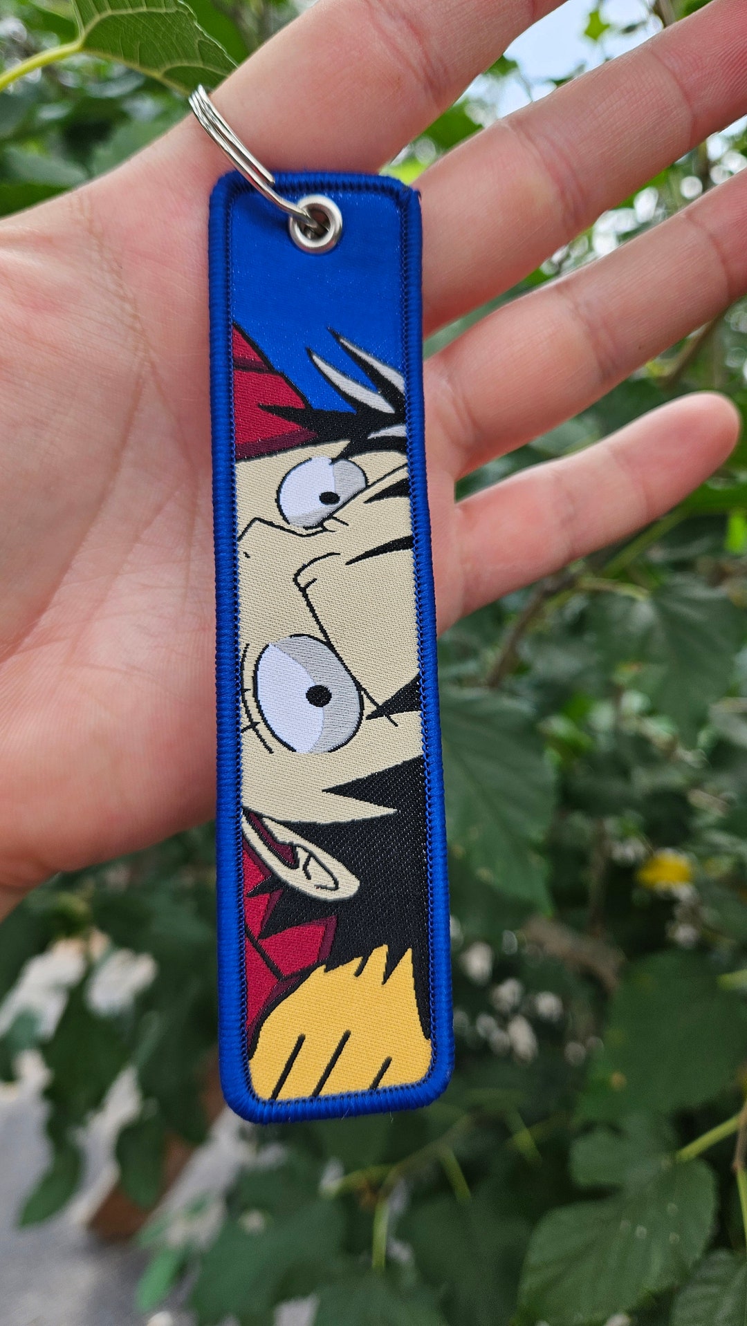 One Piece Jet Tag Keychain - Etsy