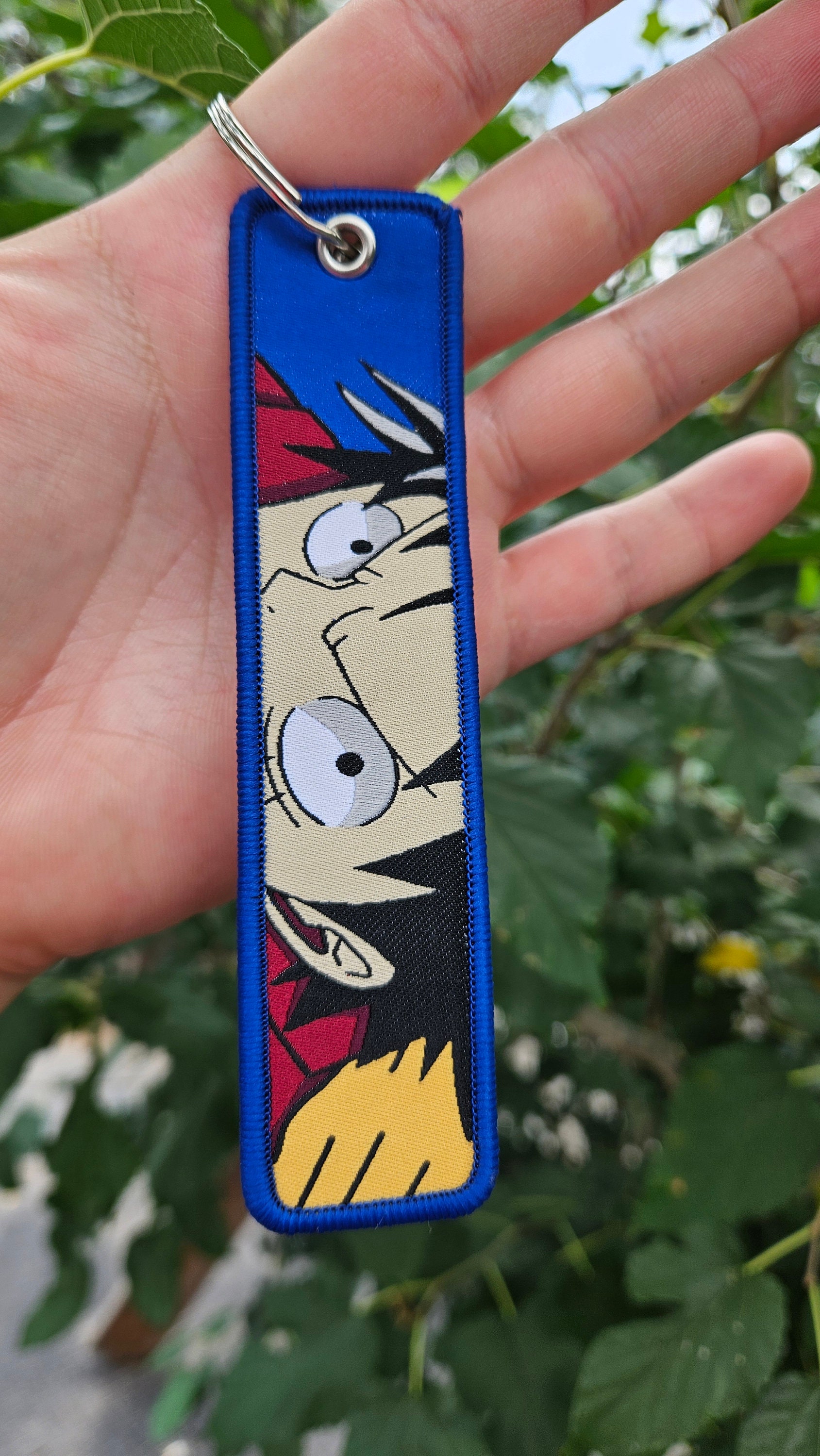 One Piece Jet Tag Keychain - Etsy