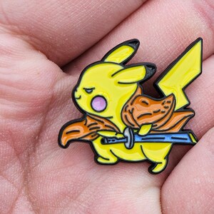 Pokemon-pikachu Enamel Pin - Etsy