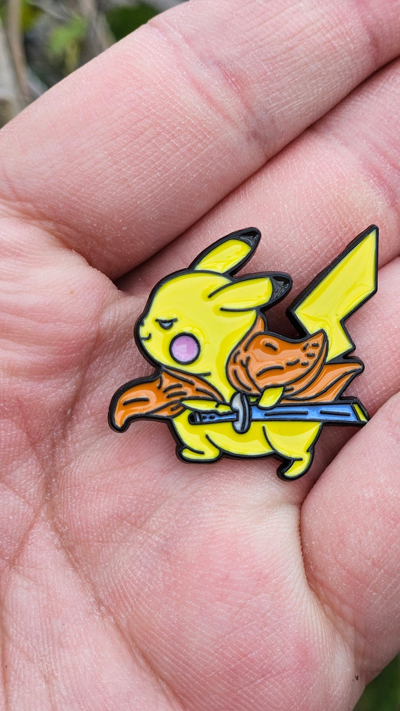 Pokemon-pikachu Enamel Pin - Etsy