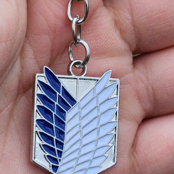Attack on Titan Keychain - Etsy