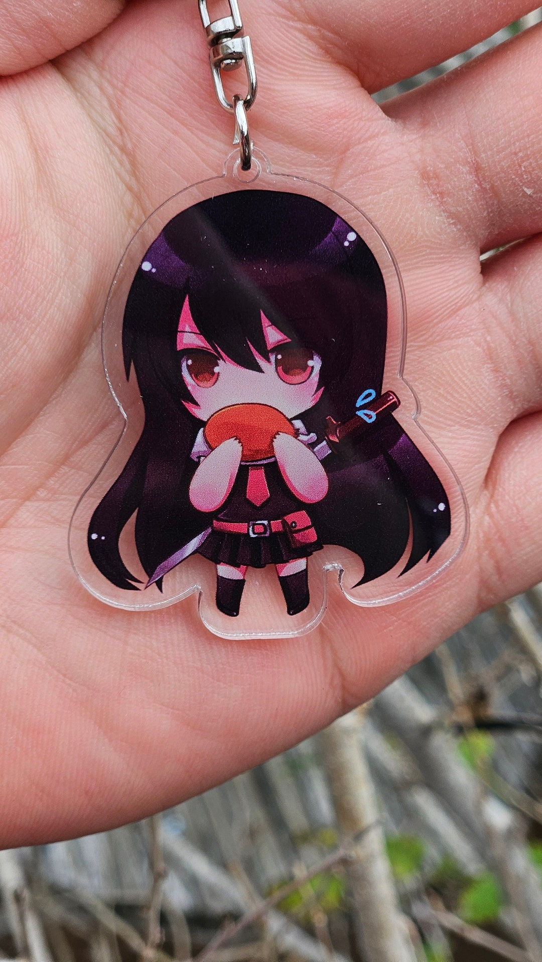 Akame Ga Kill Akame Acrylic Keychain - Etsy