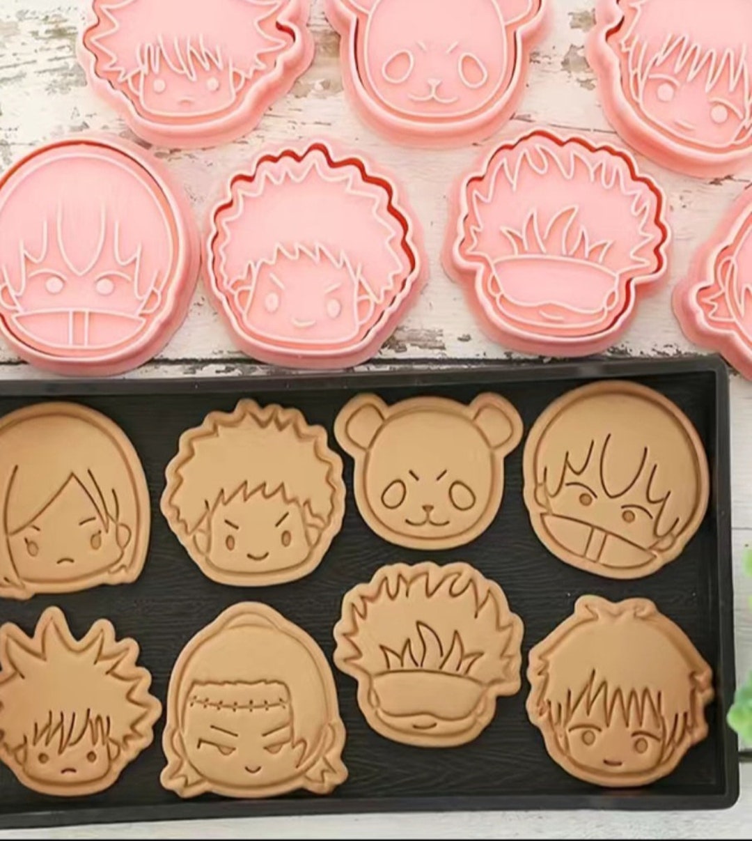 JJK Chibi Cookie Cutter Mold 8 Pice Set - Etsy