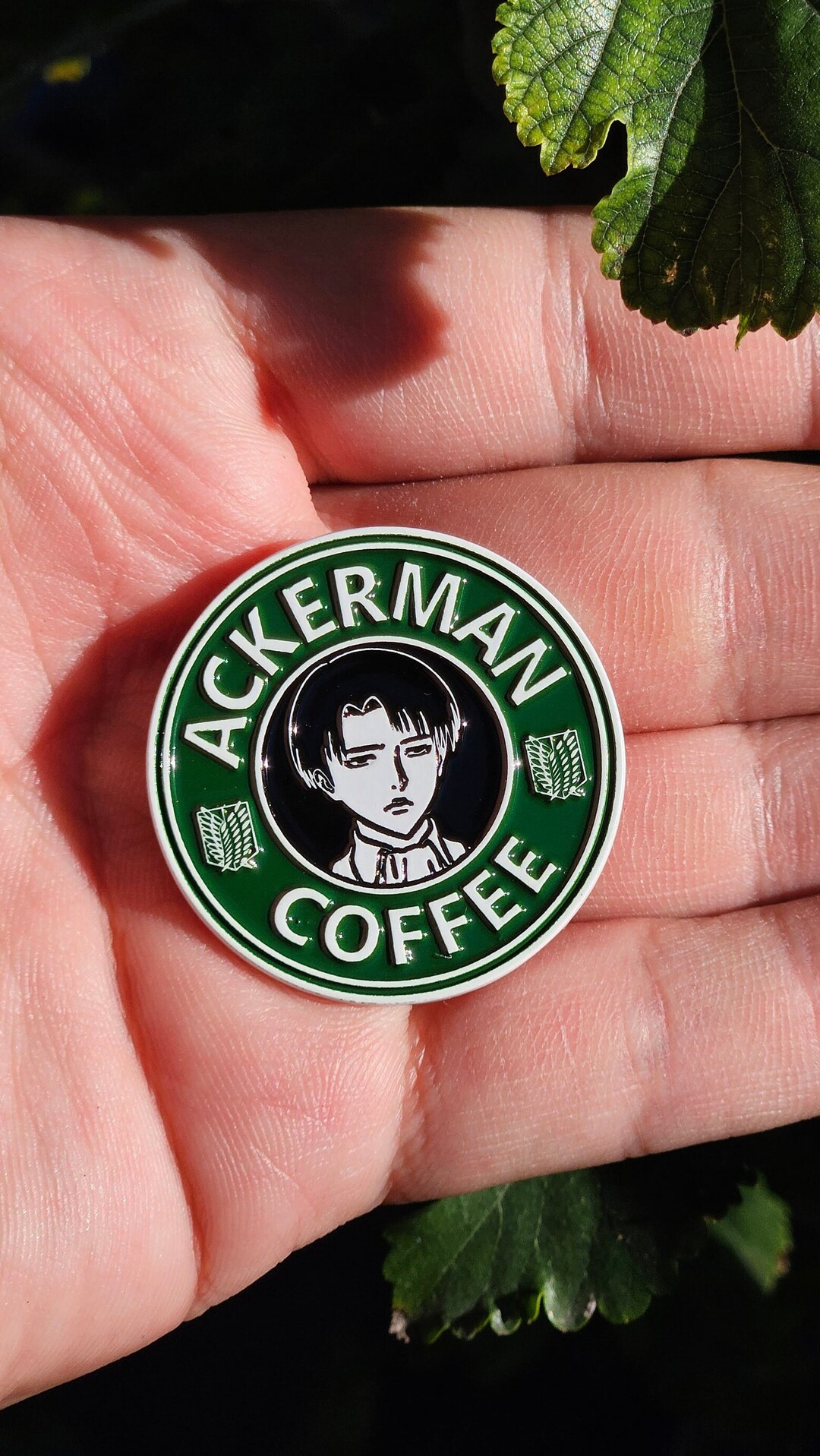 Attack on Titan Levi Metal Pin - Etsy