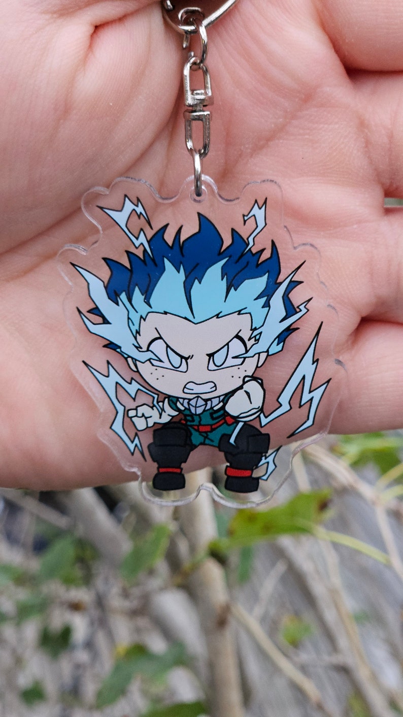 MY HERO ACADEMIA Acrylic Deku Keychain - Etsy