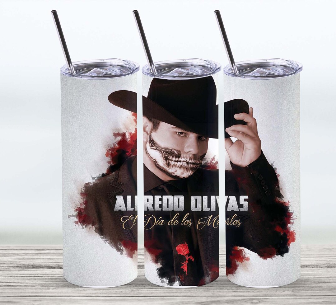 Alfredo Olivas Tumbler 20 Oz Skinny Stitch Tumbler Sublimation Designs ...