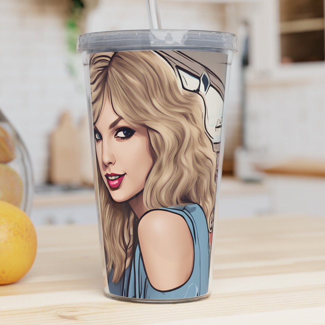 Taylor Swift 20oz Acrylic Tumbler Sip in Swiftie Style Look What You ...