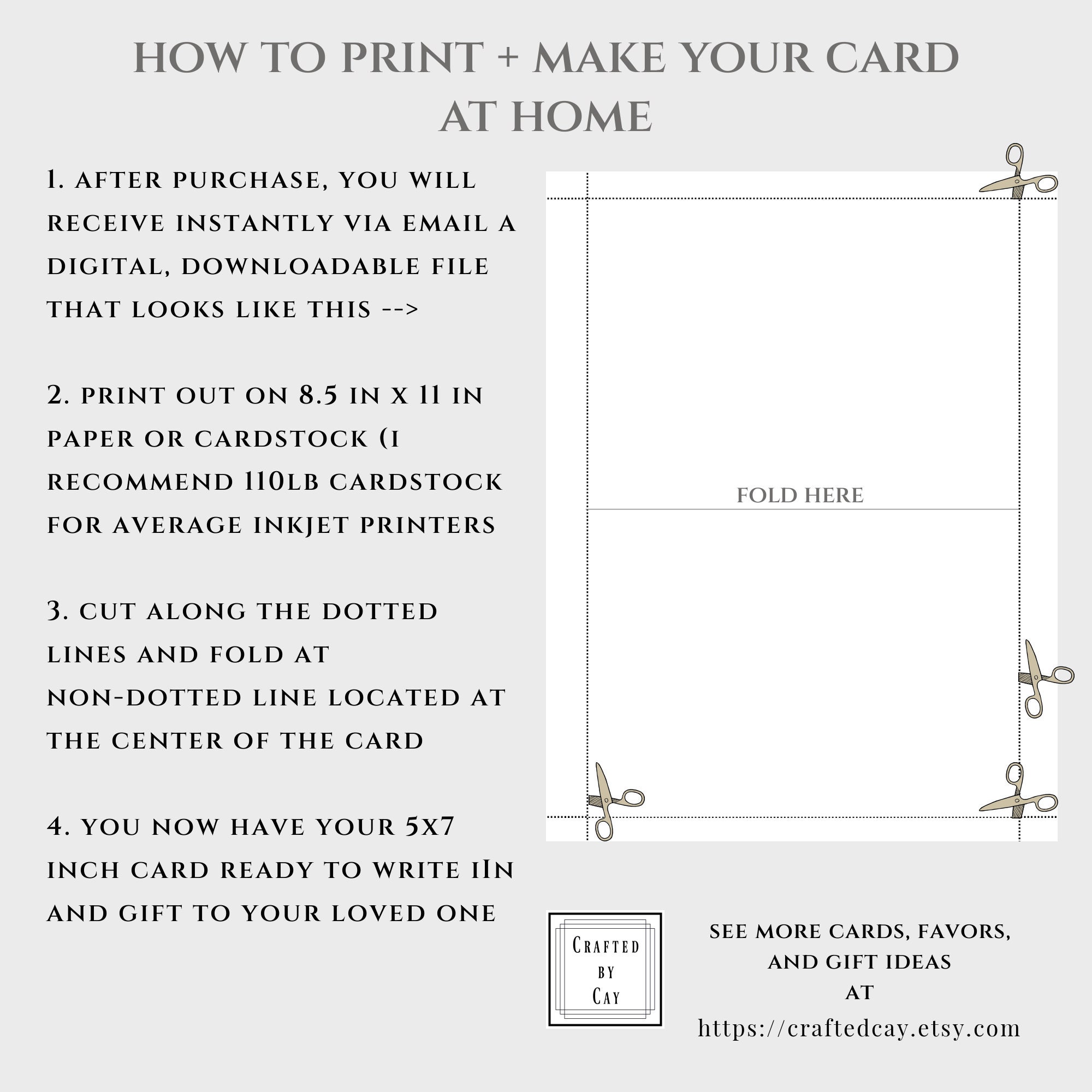 Printable Card Digital Download Print From Home Donut Card All Occasion ...