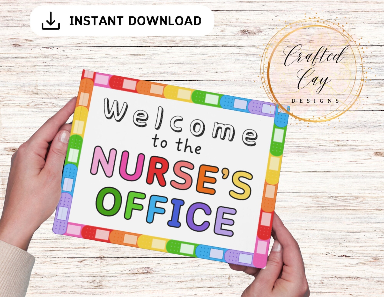School Nurse Office Sign, School Nurse Door, Nurse Wall Decor, Nurse's ...
