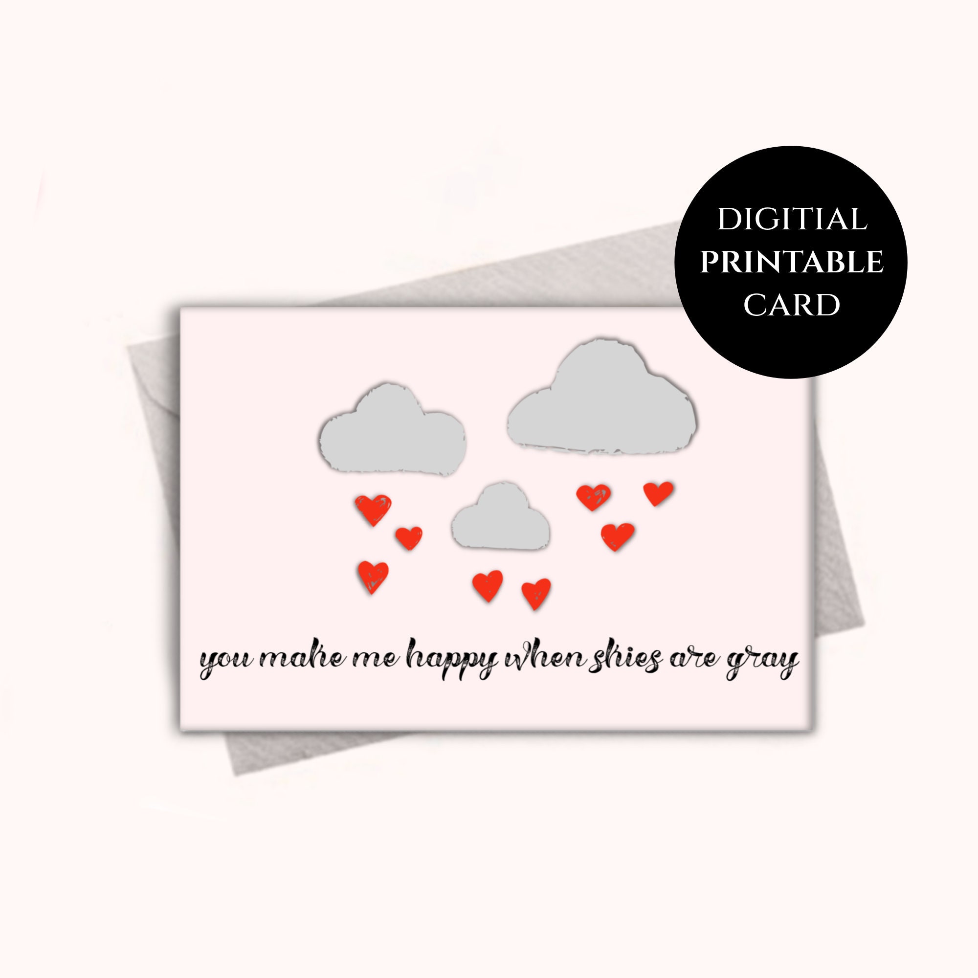 Printable Card Digital Download Print From Home All Occasion - Etsy