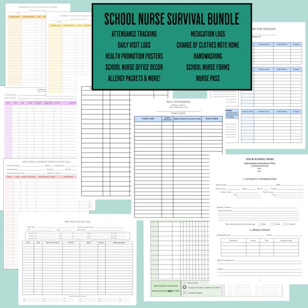 School Nurse Posters - Etsy