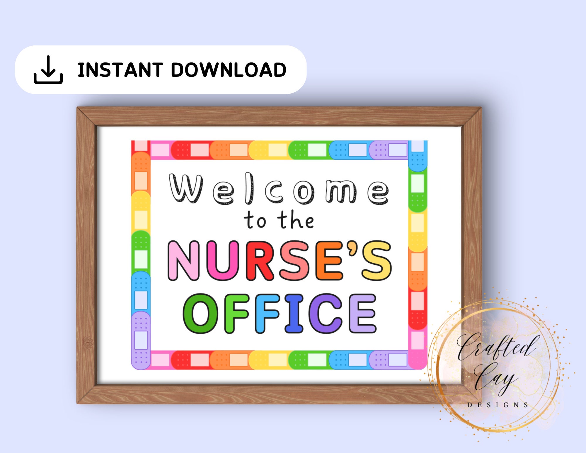 School Nurse Office Sign, School Nurse Door, Nurse Wall Decor, Nurse's ...