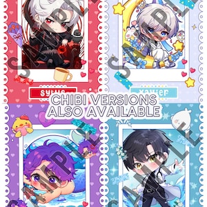 SYLUS CHIBI Love and Deepspace Art Print Poster, Gift for Gamer - Etsy