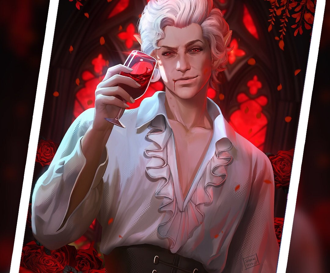 ASTARION Baldur's Gate 3, Astarion Art Print Poster , BG3, Gift for ...