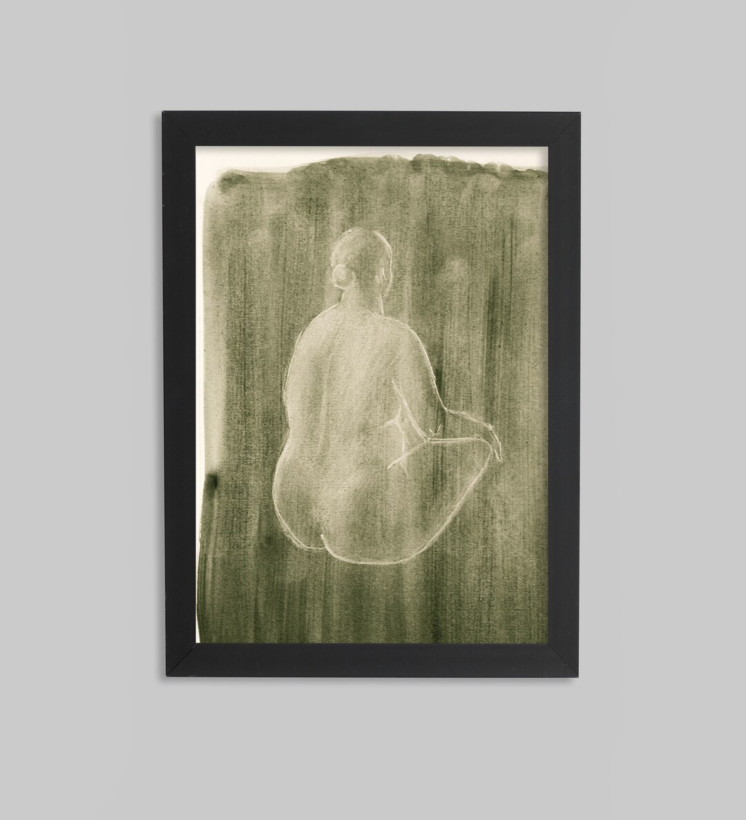 Body Positive Fine Art Drawing A4 - Etsy