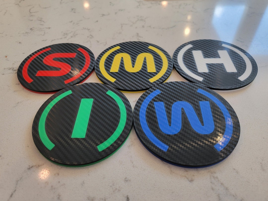 Formula 1 Inspired Tire Coasters - All Five Tires - Etsy