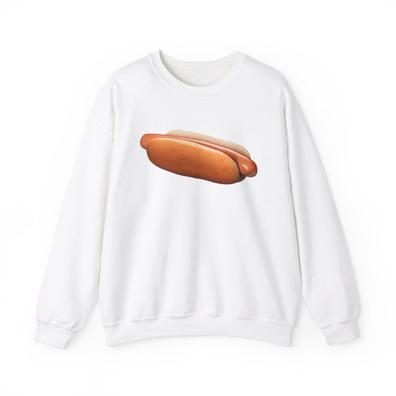 Funny Glizzy Hot Dog Crewneck Sweatshirt, Unhinged Y2k Ridiculous Dry ...