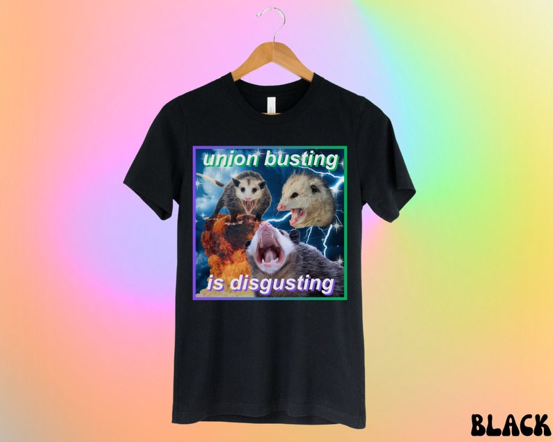 Opossum Union Busting is Disgusting Unhinged Meme Shirt - Etsy