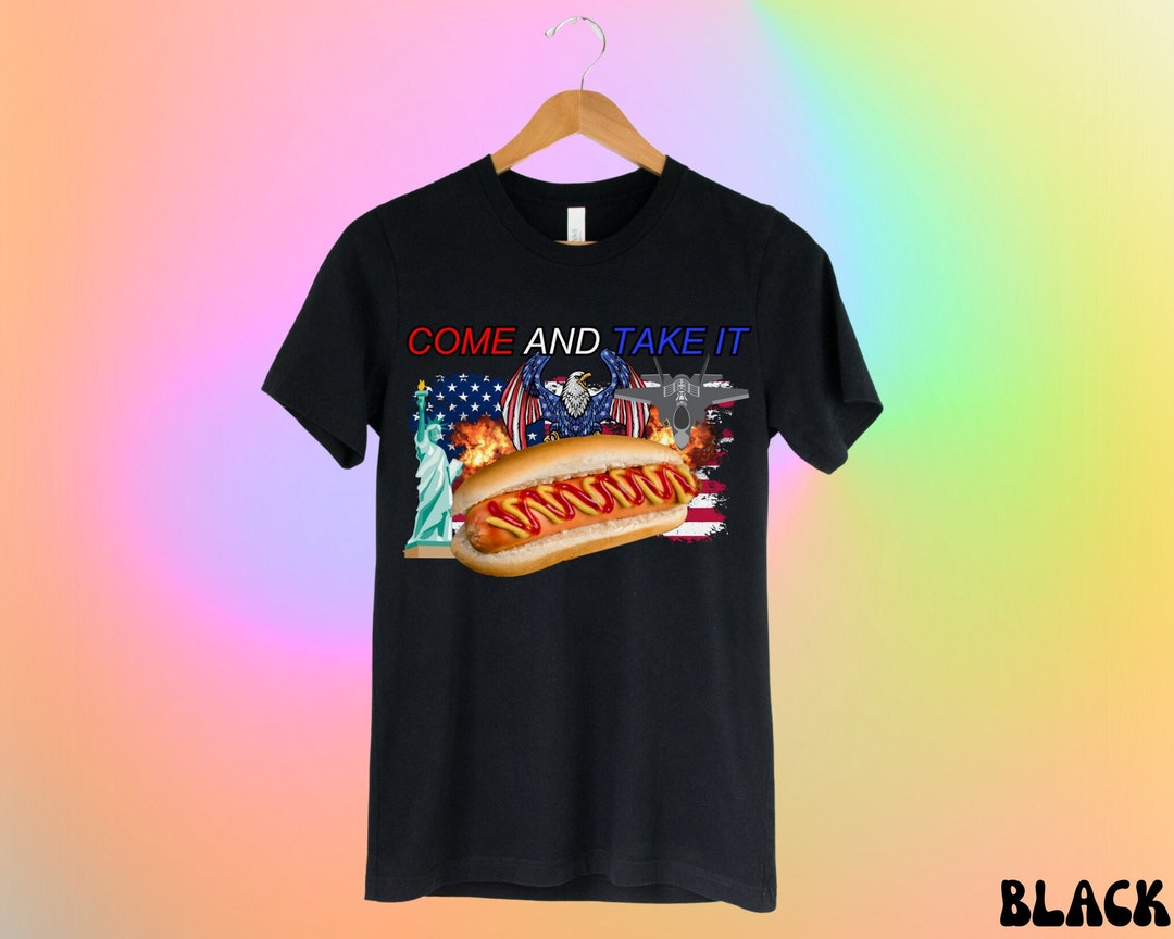 Funny July 4th Glizzy Come and Take It T-shirt, Unhinged Y2K Meme ...