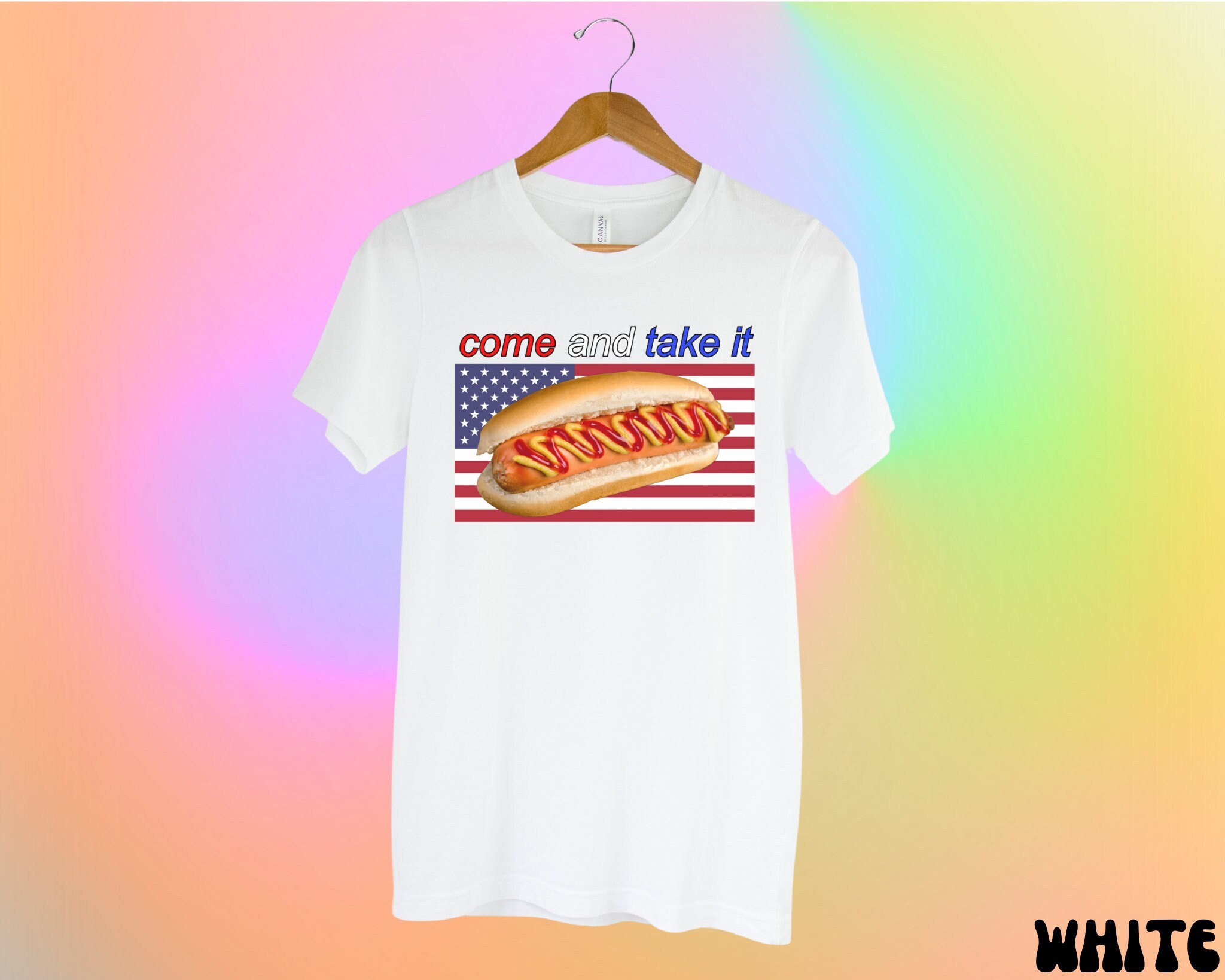 Funny July 4th Glizzy Come and Take It T-shirt, Unhinged Y2K Meme ...