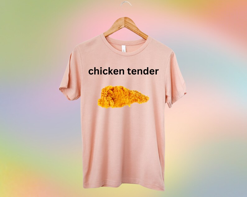Ridiculous Chicken Tender Funny Shirt Unhinged Gen Z Y2k Meme - Etsy