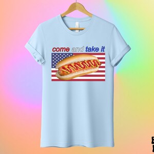 Funny July 4th Glizzy Come and Take It T-shirt, Unhinged Y2K Meme ...