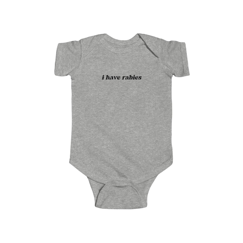 I Have Rabies Funny Baby Onesie, Funny Baby Shower Gifts, Gift for Baby ...