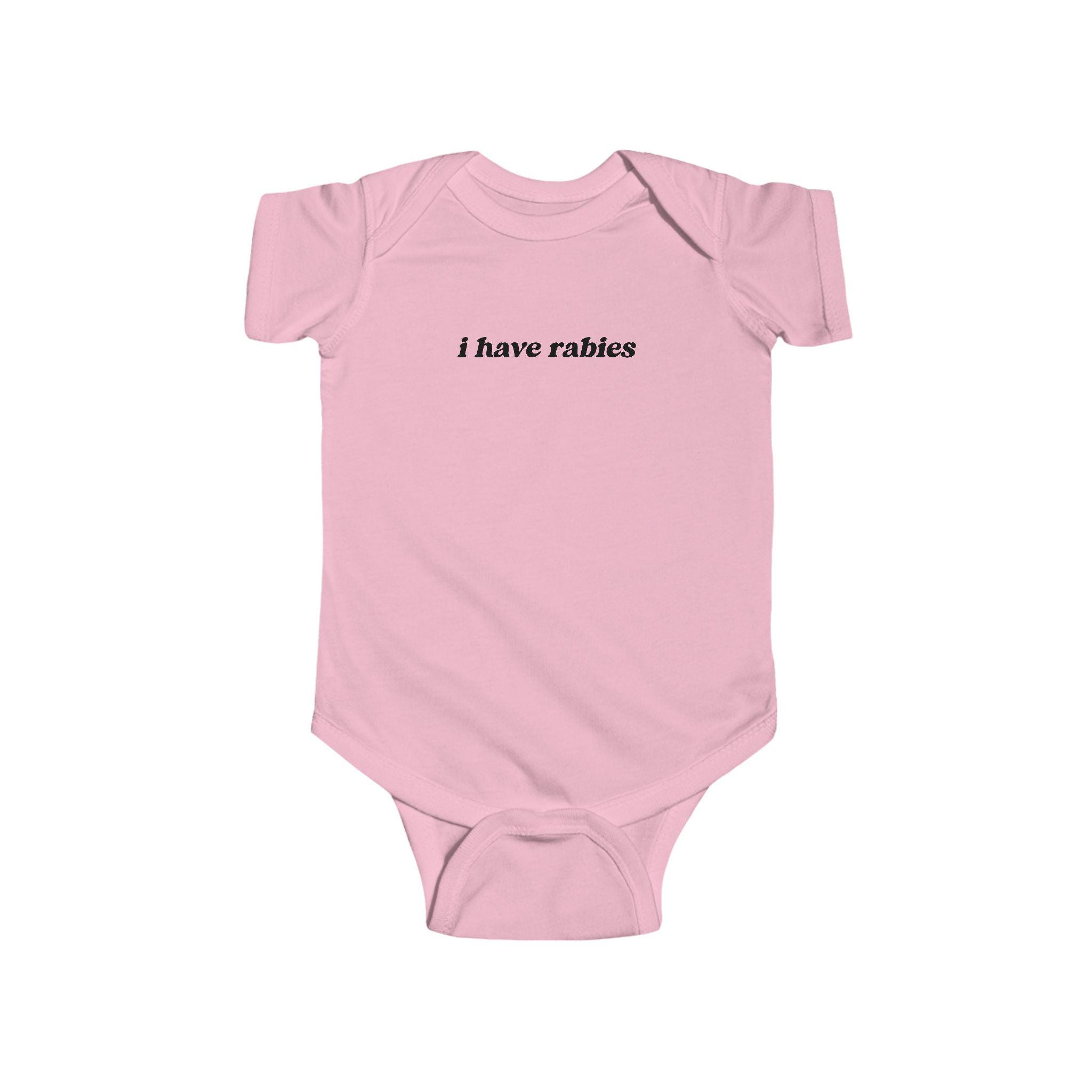 I Have Rabies Funny Baby Onesie, Funny Baby Shower Gifts, Gift for Baby ...