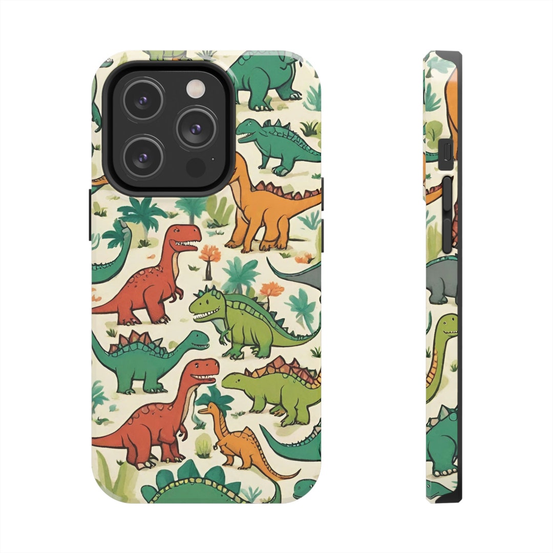 Dinosaur Phone Case T-rex Cover, Cute Animal Shockproof Tough Phone ...