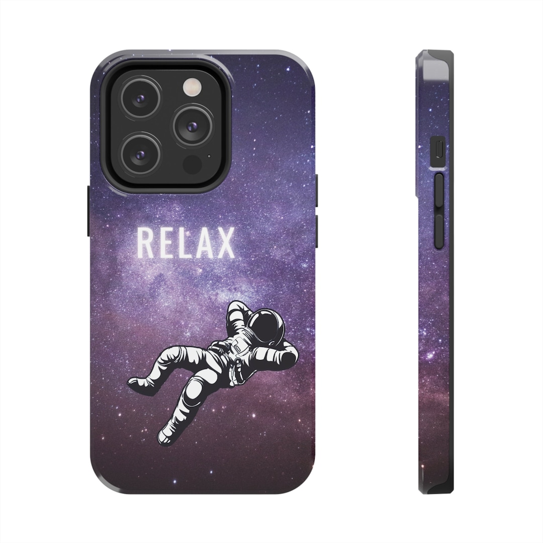 Cute Astronaut Art Phone Case, Space Astronaut iPhone Case, Funny Space ...
