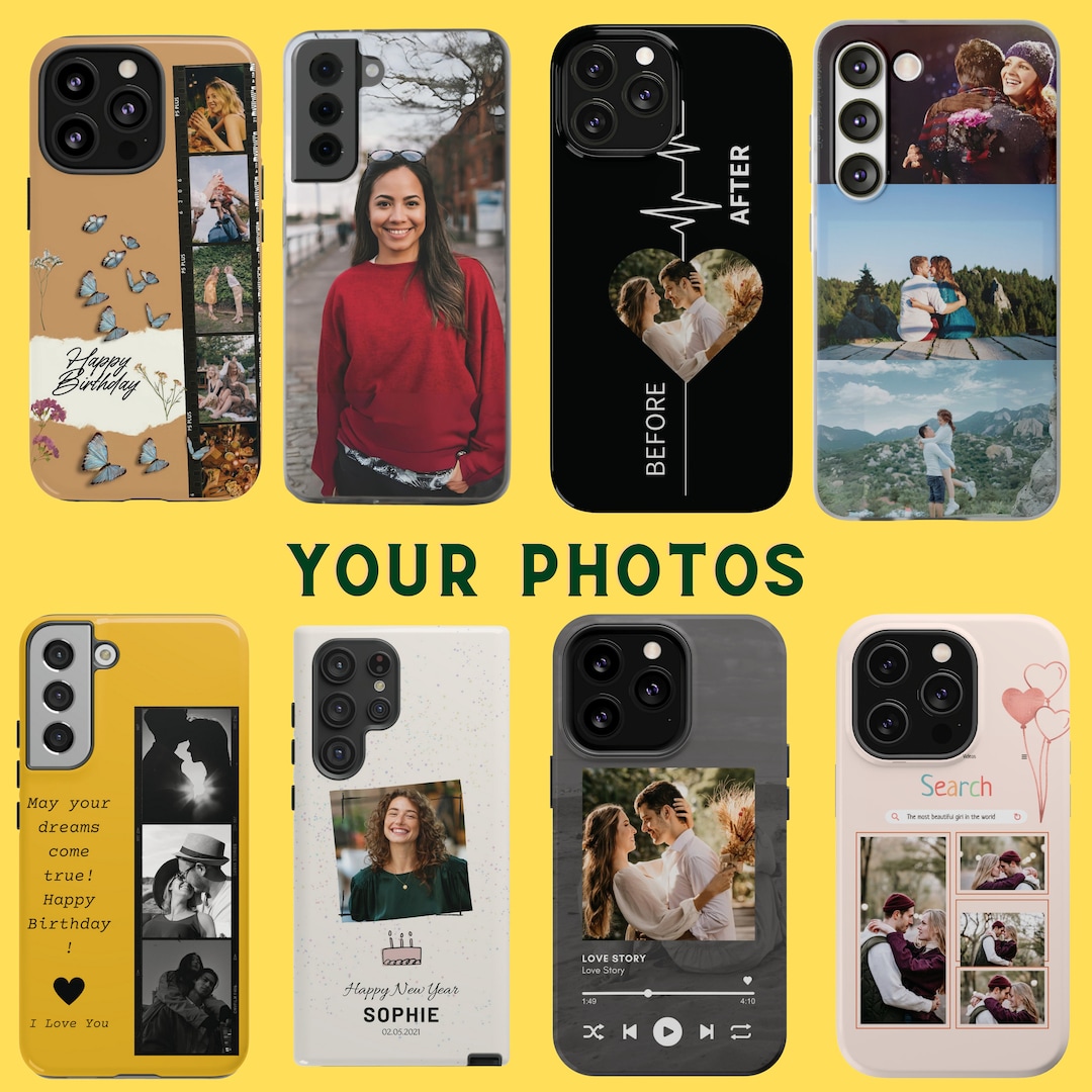 Personalized Samsung Phone Case Custom Image Cover for Apple iPhone 15 ...