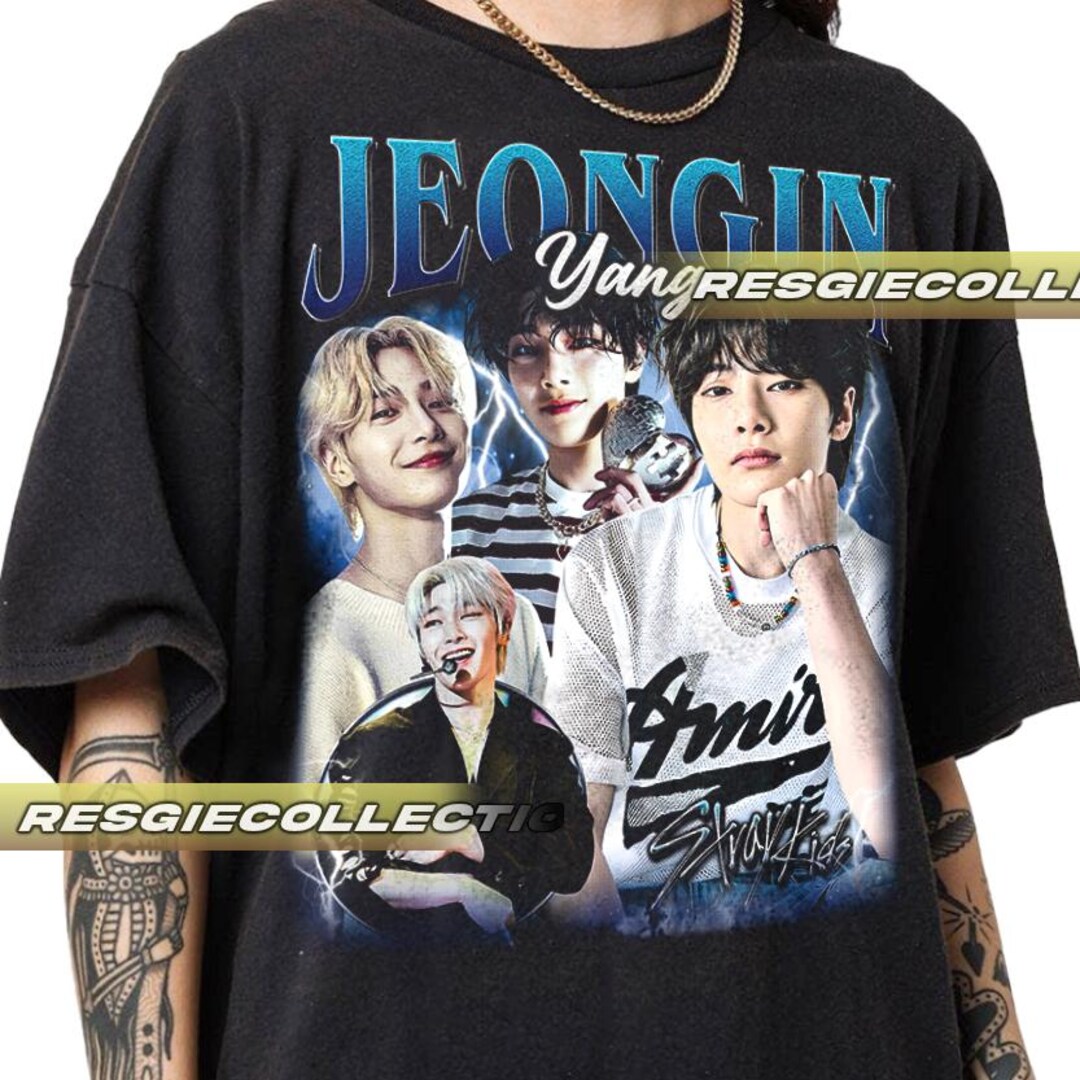 Vintage Limited Edition Yang Jeongin Straykids Korean Pop Unisex T ...