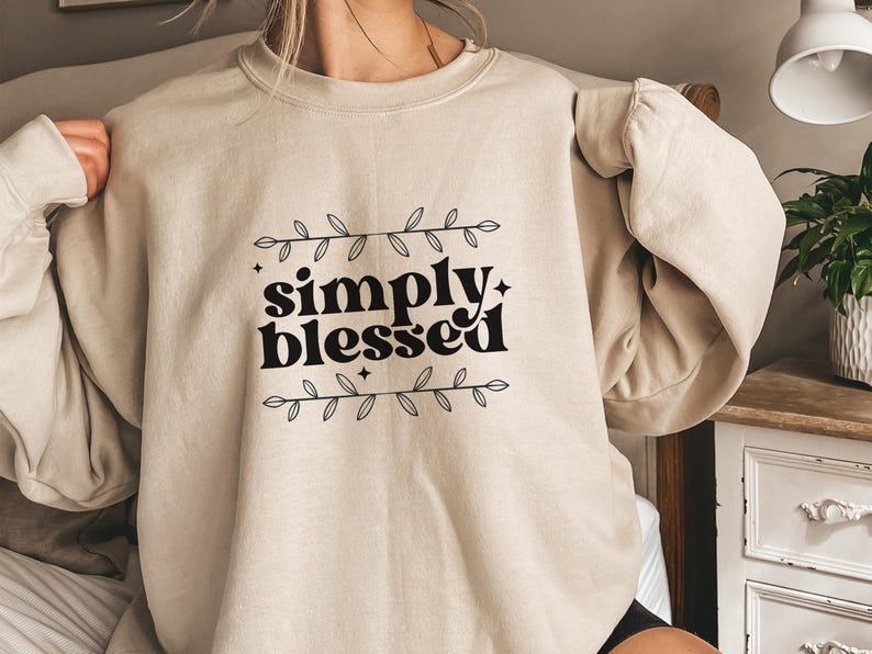 Simply Blessed SVG PNG, Christian SVG, Christian Png, Jesus Svg, Faith ...