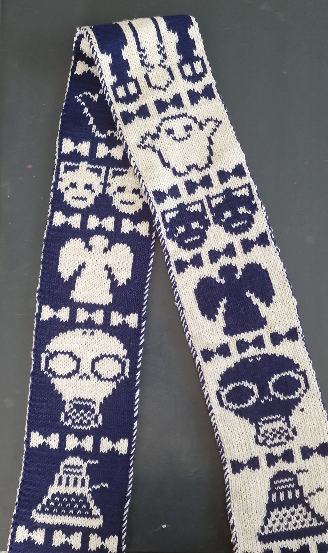 Doctor Who Double Knit Scarf - Etsy